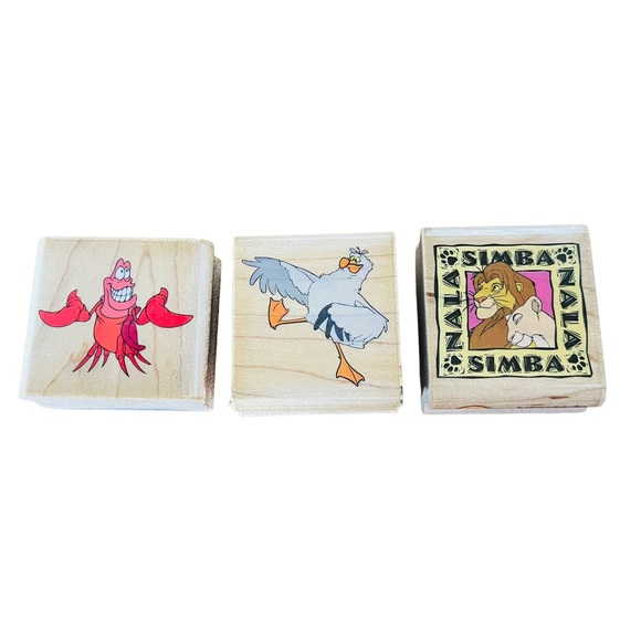 Vintage | Office | Vintage Rubber Stampede Bundle Of Disney Stamps Lion ...